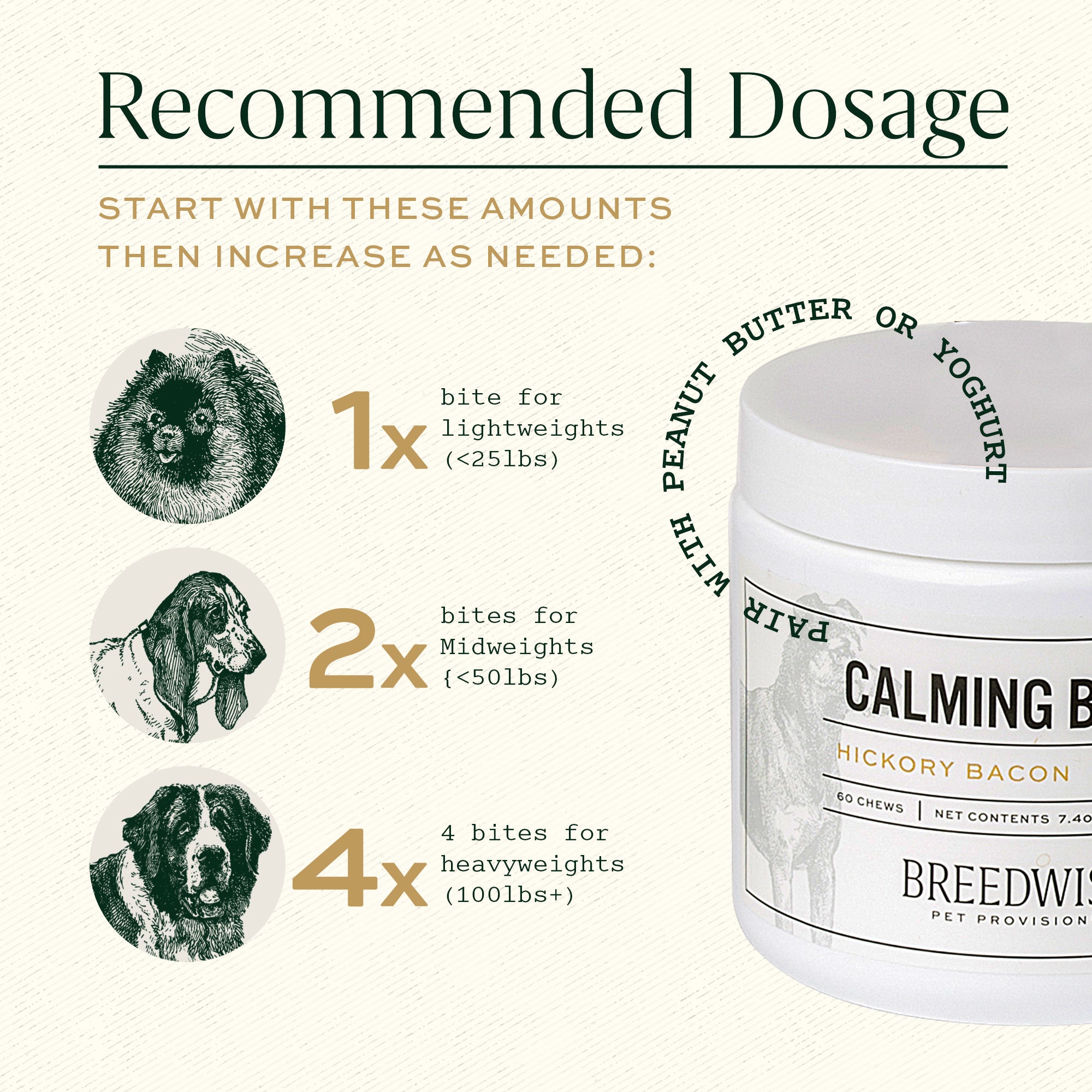 Dog Calming Bites with Treat Tin - Breedwise – Breedwise Pet Provisions
